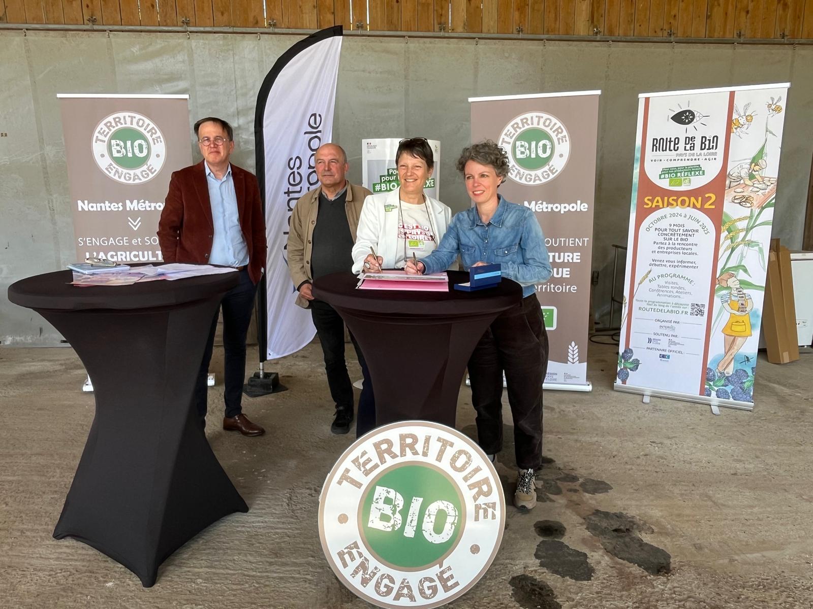 Nantes Métropole reçoit son label Territoire Bio Engagé